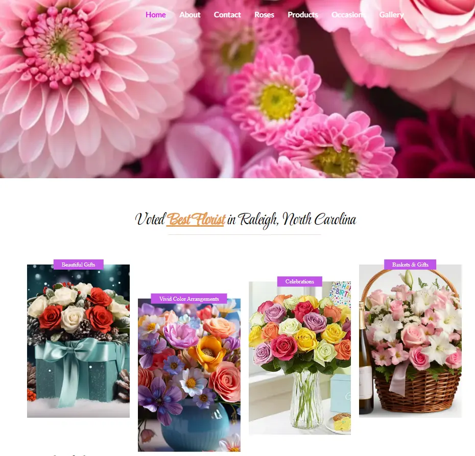 Building and hosting high quality Floral Websites | BoostFloral